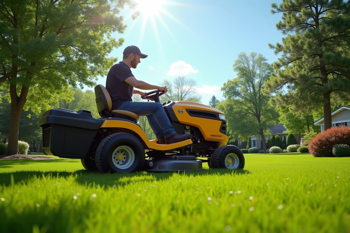 Tondeuse pour grand jardin : quel modèle choisir pour tondre ...